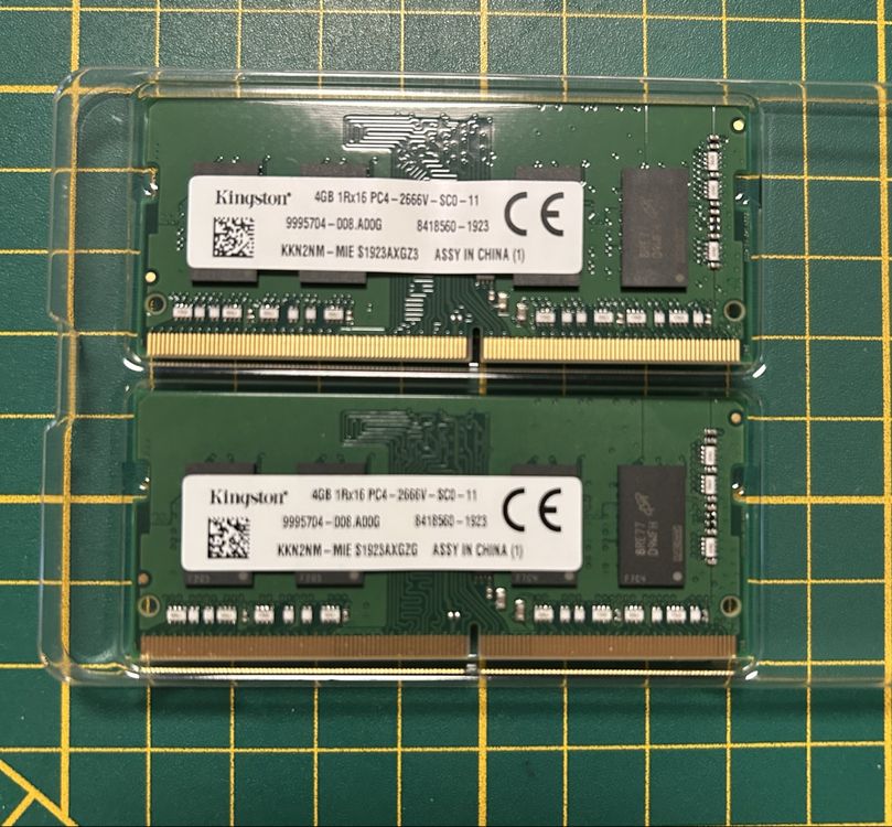 RAM DDR4 2x 4Go portable (D'occasion) à Pully pour CHF 5 – avec livraison | Acheter sur Ricardo