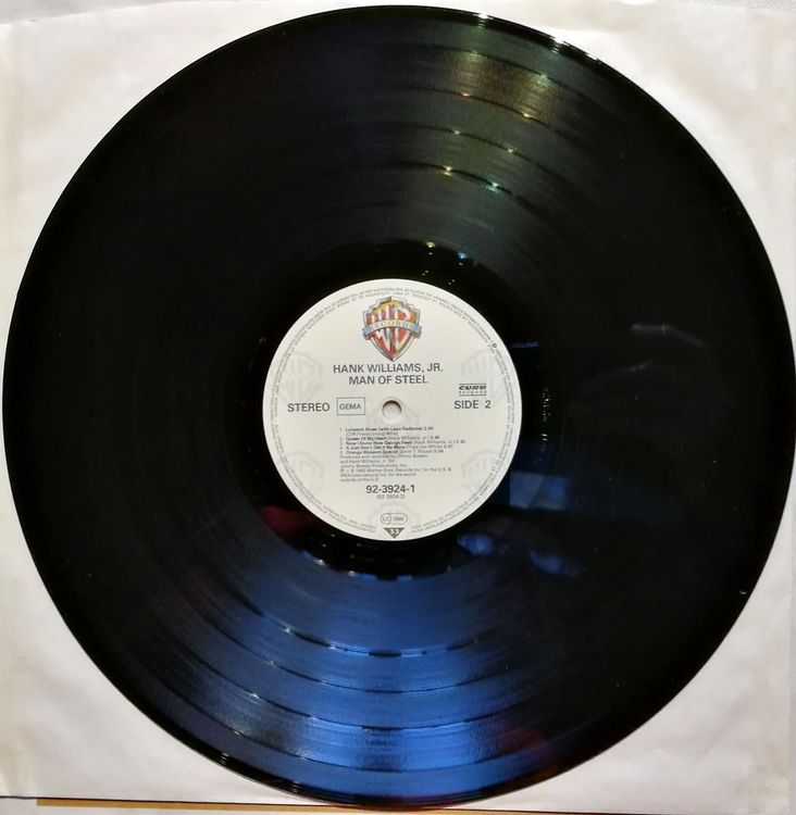 Hank Williams Jr. - Man of steel LP (Neu (gemäss Beschreibung)) in ...