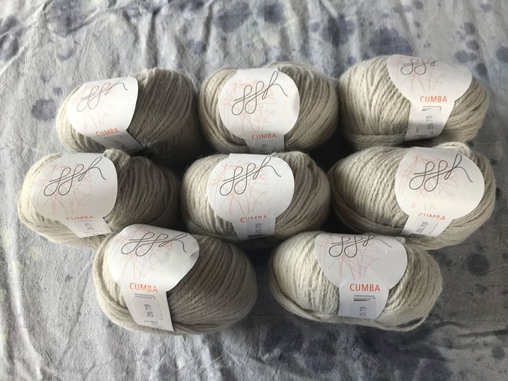 8 Knäuel Wolle GGH Cumba in beige (DE) (Neu (gemäss Beschreibung)) in ...