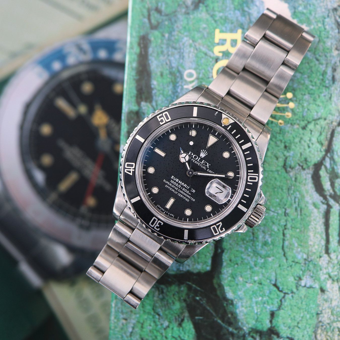 Rolex Submariner 168000 Stahl, Box und Garantie inklusive (Gebraucht ...