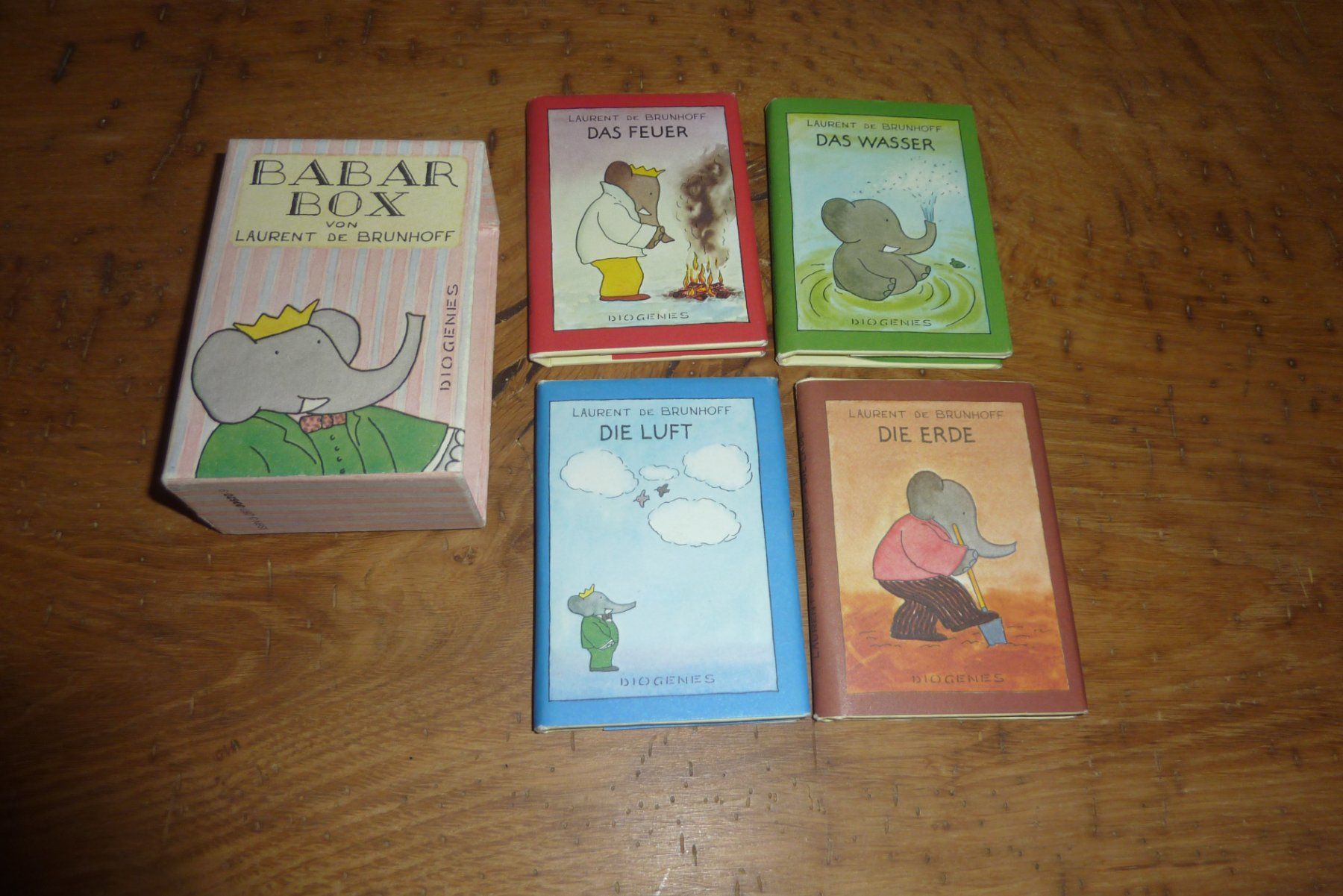 Babar Box von L. de Brunhoff,Diogenes, 4 Elemente (Gebraucht) in Lausen ...