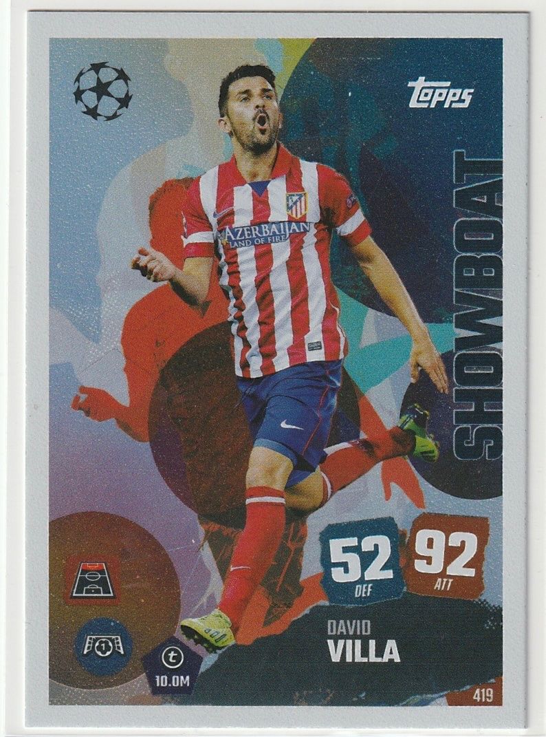 Topps Match Attax CL 2025/26 David Villa Showboat (Neu (gemäss ...