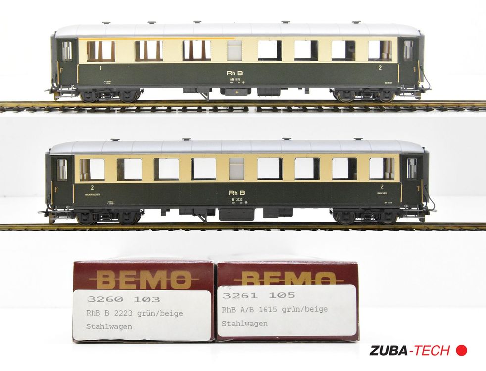 2x Bemo Stahlwagen der RhB, H0m mit OVP | Kaufen auf Ricardo