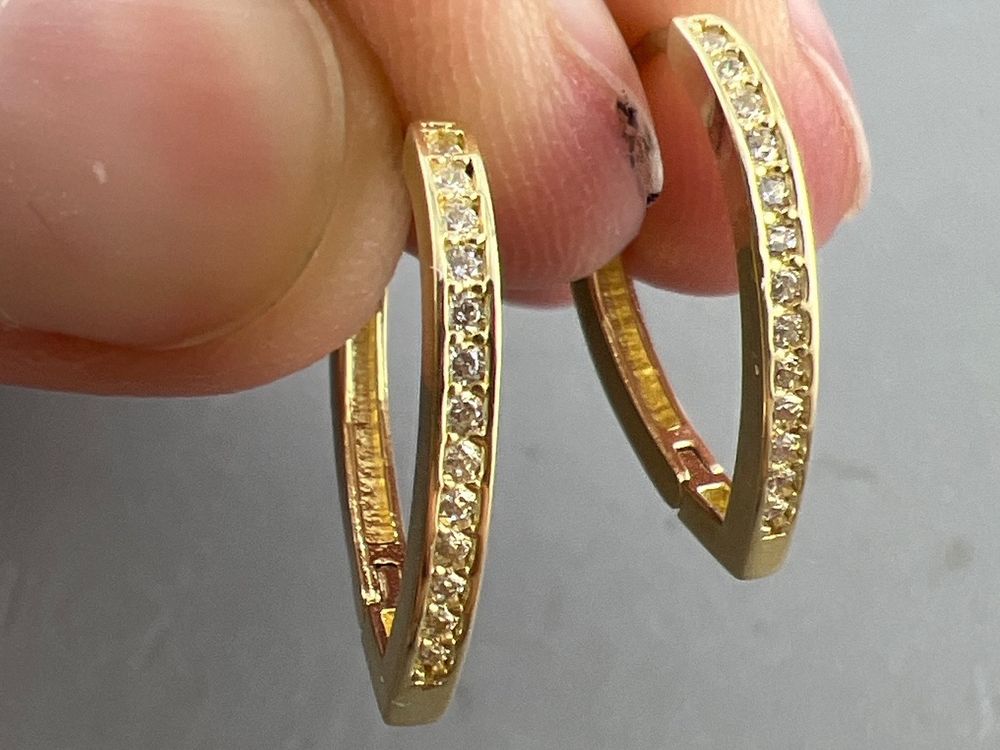 Creolen 585 Gold | Kaufen auf Ricardo