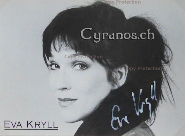 Eva Kryll (1953) Schauspielerin - Autogramm (Gebraucht) in Dietikon für ...