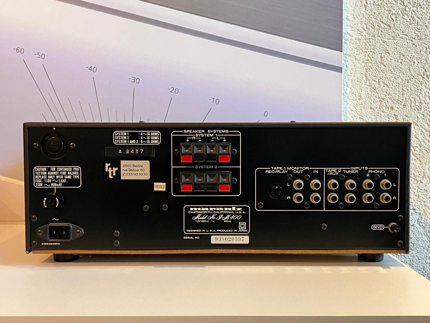 Marantz PM 400 HIFI amplificateur stéréo (D'occasion) à Delley pour CHF ...