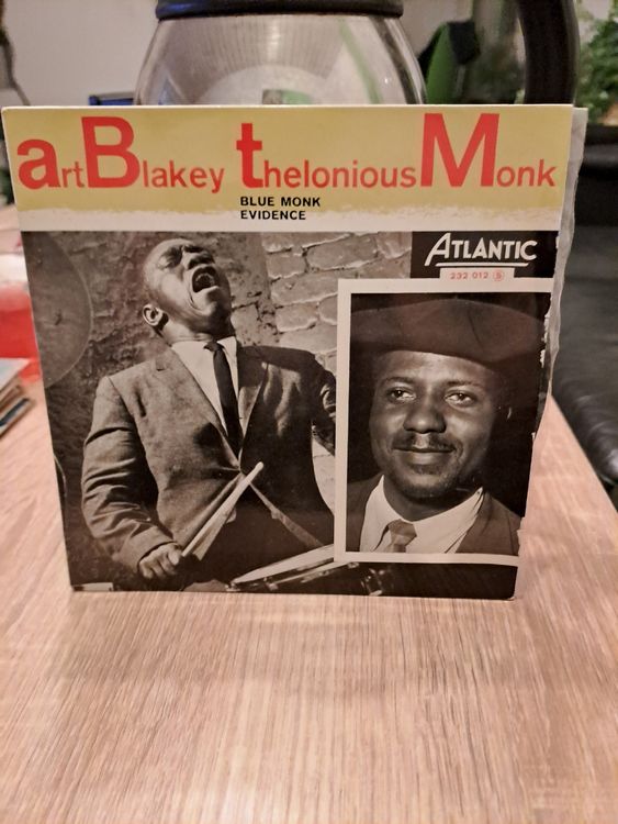 ART BLAKEY/ THELONIOUS MONK "BLUE MONK/EVIDENCE" 7" Single (D'occasion ...