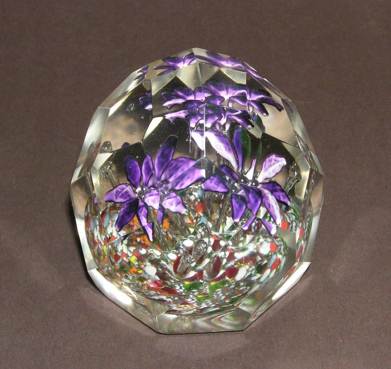 ANTIKER FACETTIERTER PAPERWEIGHT BRIEFBESCHWERER (Gebraucht) in ...