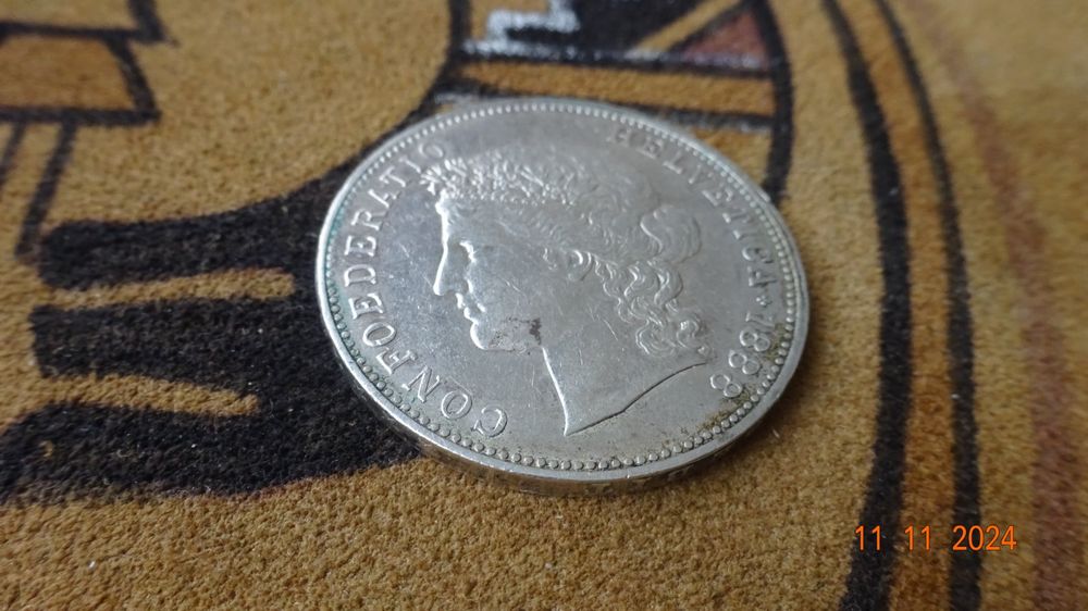 5 Fr 1888 Frauenkopf Dominus 3* sur la tête Vz.+ (Gebraucht) in bassecourt für CHF 1110 – mit ...