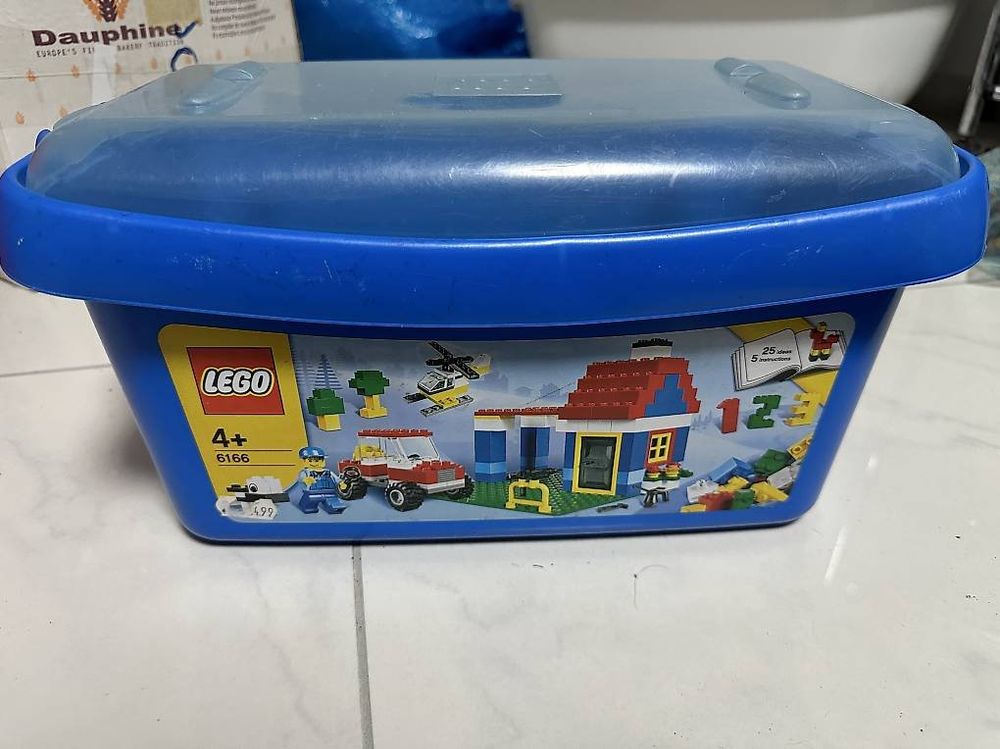 original LEGO 6166 Baukasten Aufbewarunsbox, vollständig. (Gebraucht ...