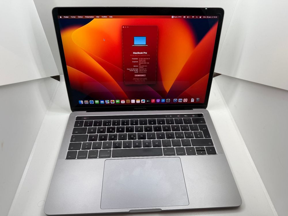 Apple MacBook Pro 13" 2017, 4x Usb-c bon état. (D'occasion) à Monthey ...