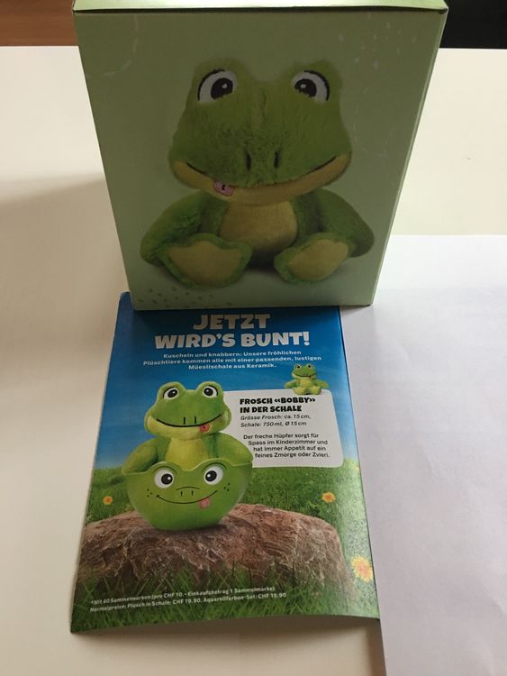 Coop Frühlings Sammelspass Frosch Bobby in Schale (Neu und ...