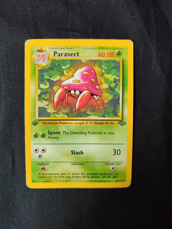 Pokemon card Parasect Edition 1 Jungle Wizards English | Kaufen auf Ricardo