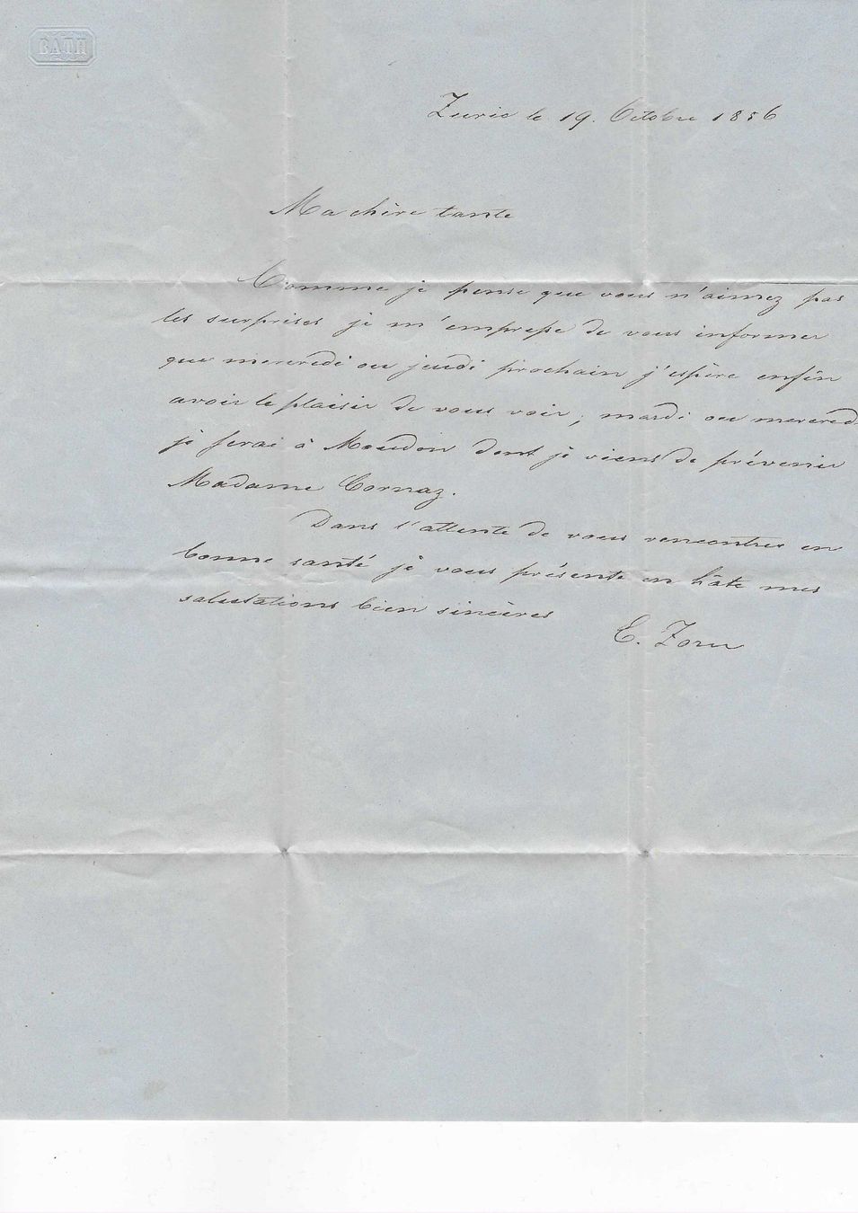 Topp erhaltener Strubel 24B-Beleg (Gebraucht) in Lungern für CHF 79 ...