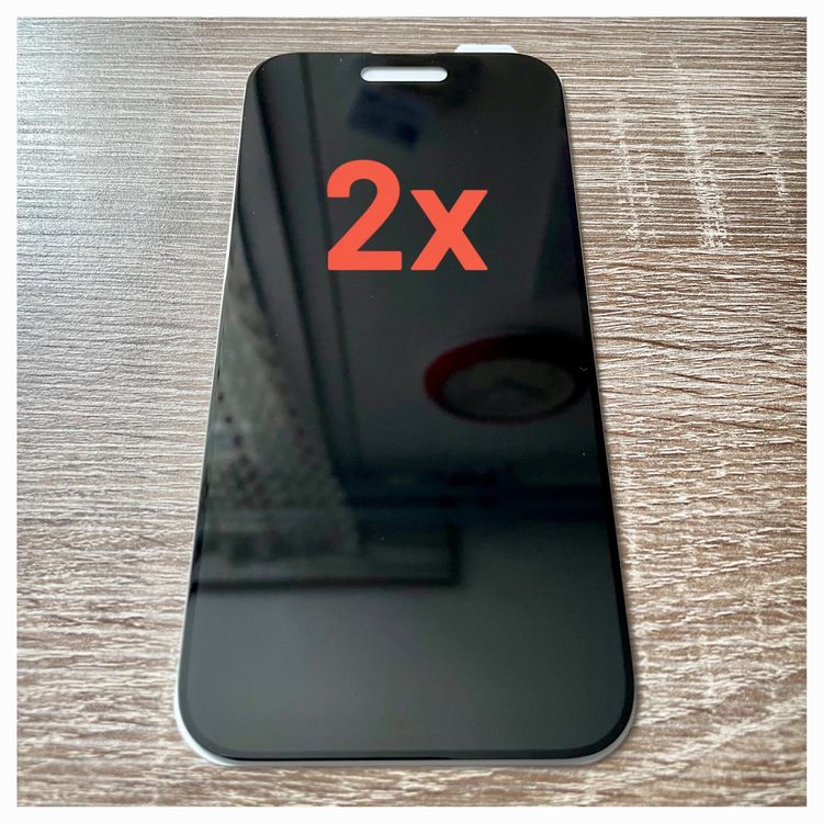 2x IPhone 15 Pro Max 360 Grad Privacy Panzerglas | Kaufen auf Ricardo