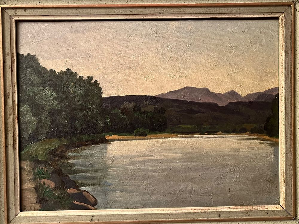 Robert Hunziker (1876 Aarau, † 10.6.1951) Original Gemälde (Gebraucht ...