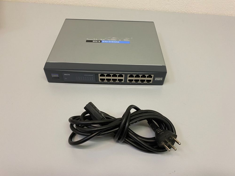 Linksys SR216 16-Port 10/100 Switch (Gebraucht) in Hochdorf für CHF 60 ...