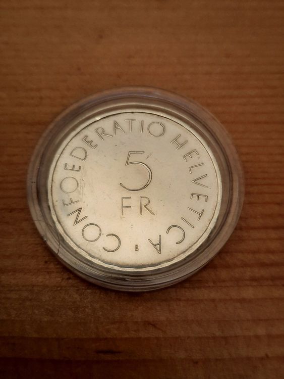 Gedenk 5.-- 1963 Silber Zustand gemäss Bilder (Gebraucht) in Oberuzwil für CHF 7 – mit Lieferung ...