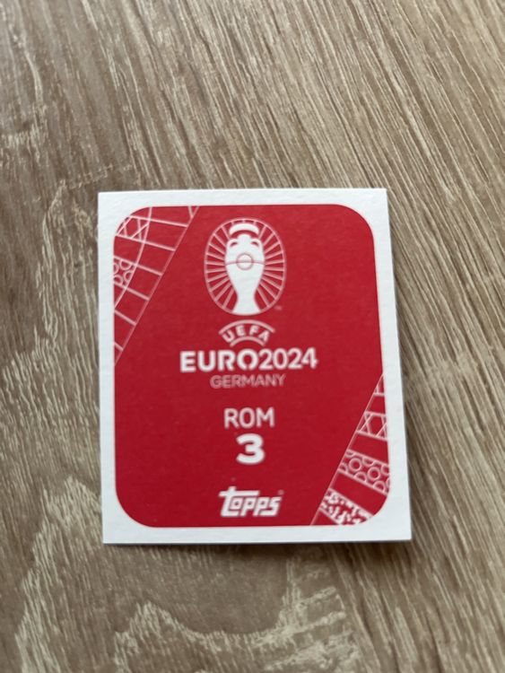 Topps Euro 2024 Rom 3 point bleu blau sehr selten très rare | Kaufen ...