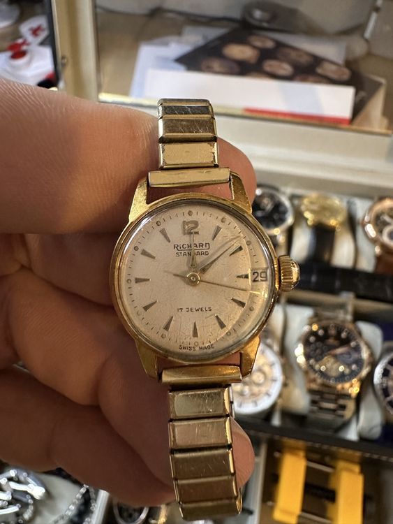 Elegante Vintage Richard Standard Uhr, 17 Jewels, Swiss Made (Gebraucht ...