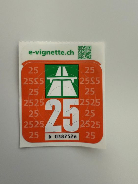 Vignette 2025 Schweiz (Neu und originalverpackt) in Küsnacht ZH für CHF ...