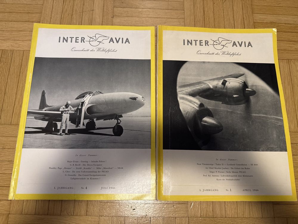 INTAVA & Interavia Magazine, Jahrgang 1946, Rarität | Kaufen auf Ricardo
