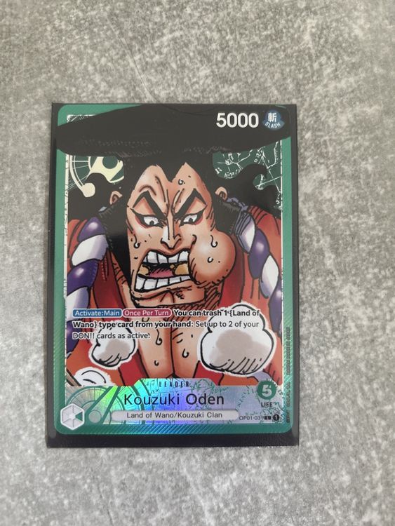 One Piece TCG Kouzuki Oden Card (Neu (gemäss Beschreibung)) in ...