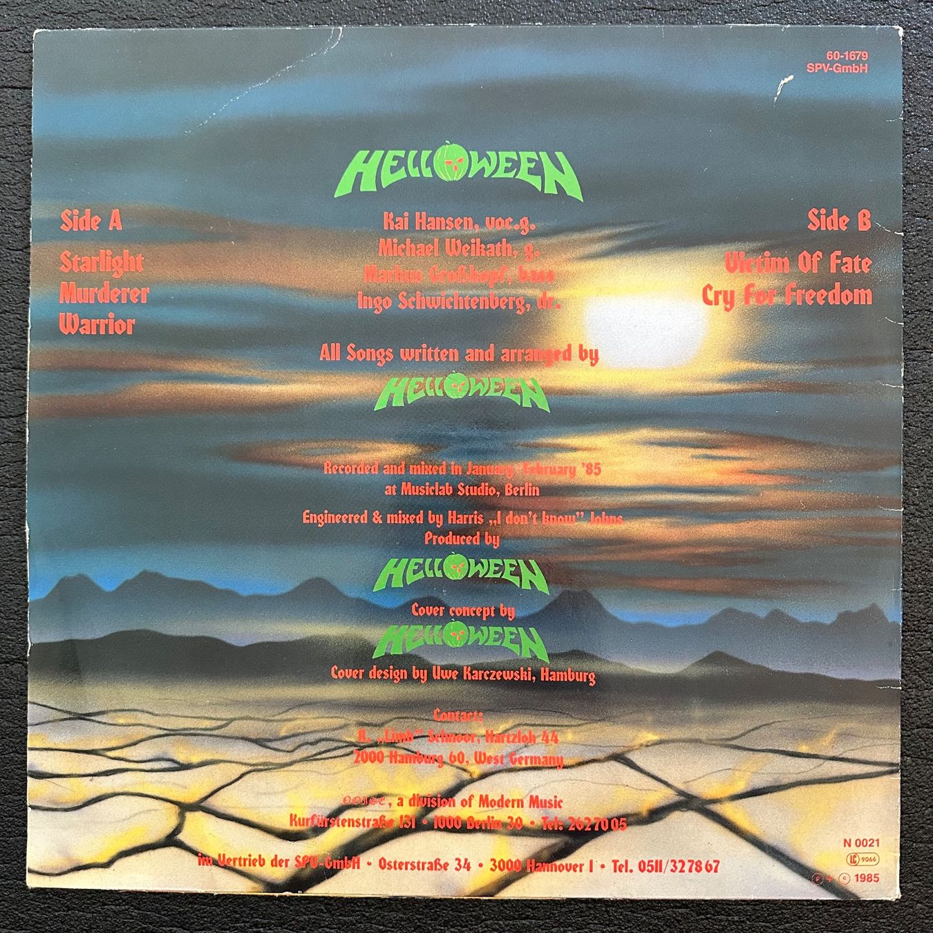 LP - Helloween – Helloween (Gebraucht) in Breganzona für CHF 20 – nur ...