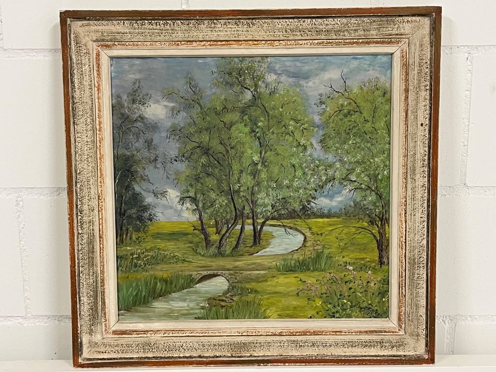 Edgar Meyer (1853–1925) Ölgemalde | 50 × 50 cm inkl. Rahme (Gebraucht ...