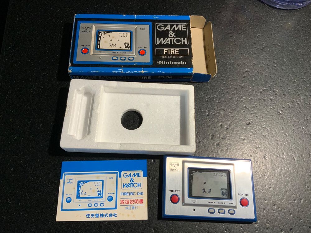 Nintendo Game & Watch Fire RC-04 1980 | Kaufen auf Ricardo