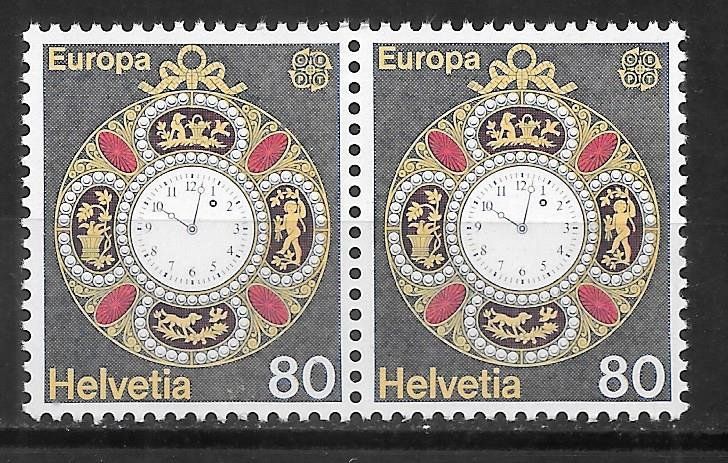 2 Abarten 577.2.01.b ** Roter Punkt in der Null von 80 1976 | Kaufen auf Ricardo