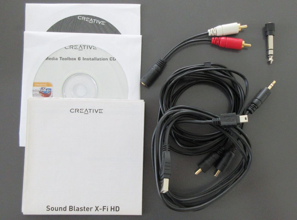 Creative Sound Blaster X-Fi HD - USB Audiokarte mit THX (Gebraucht) in ...