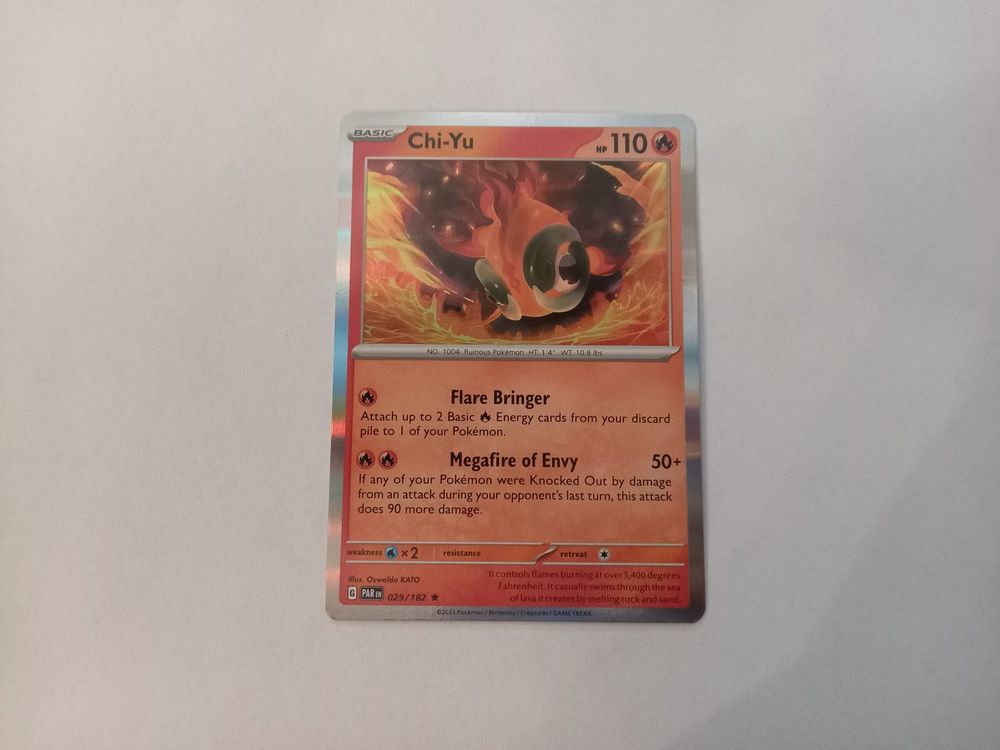 Carte Pokémon N° 110 "Chi-Yu" Reverse Foil | Kaufen auf Ricardo