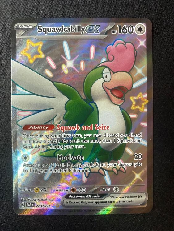 Squawkabilly ex 223 - Krawalloro ex - Paldean Fates - EN (Neu (gemäss ...