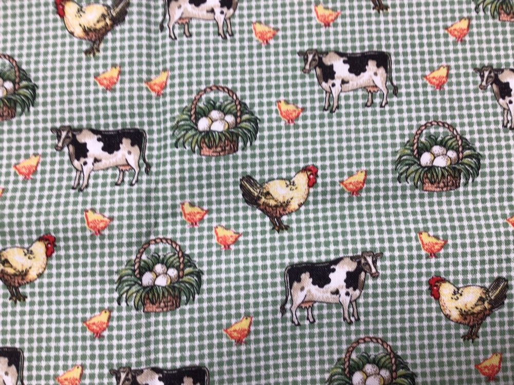 Patchwork, Quilt, Stoff Bauernhof (Neu (gemäss Beschreibung)) in Winterthur für CHF 6 – mit ...