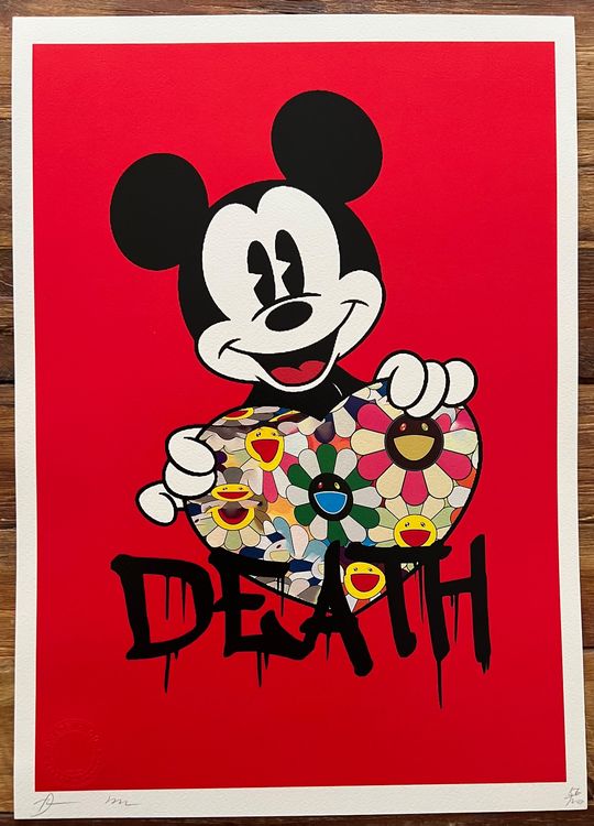 DEATH NYC « Murakami Mickey Mouse Love Heart » 56/100 | Kaufen auf Ricardo