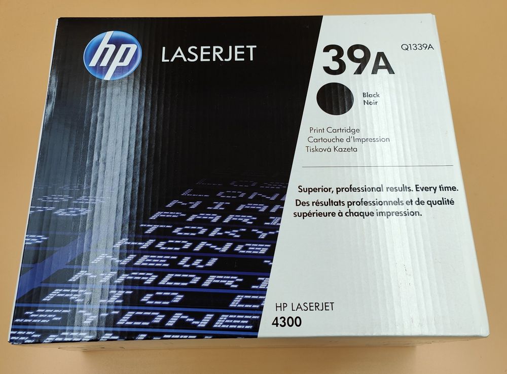 Original HP Toner - 39A - Q1339A - Black (Neu und originalverpackt) in ...