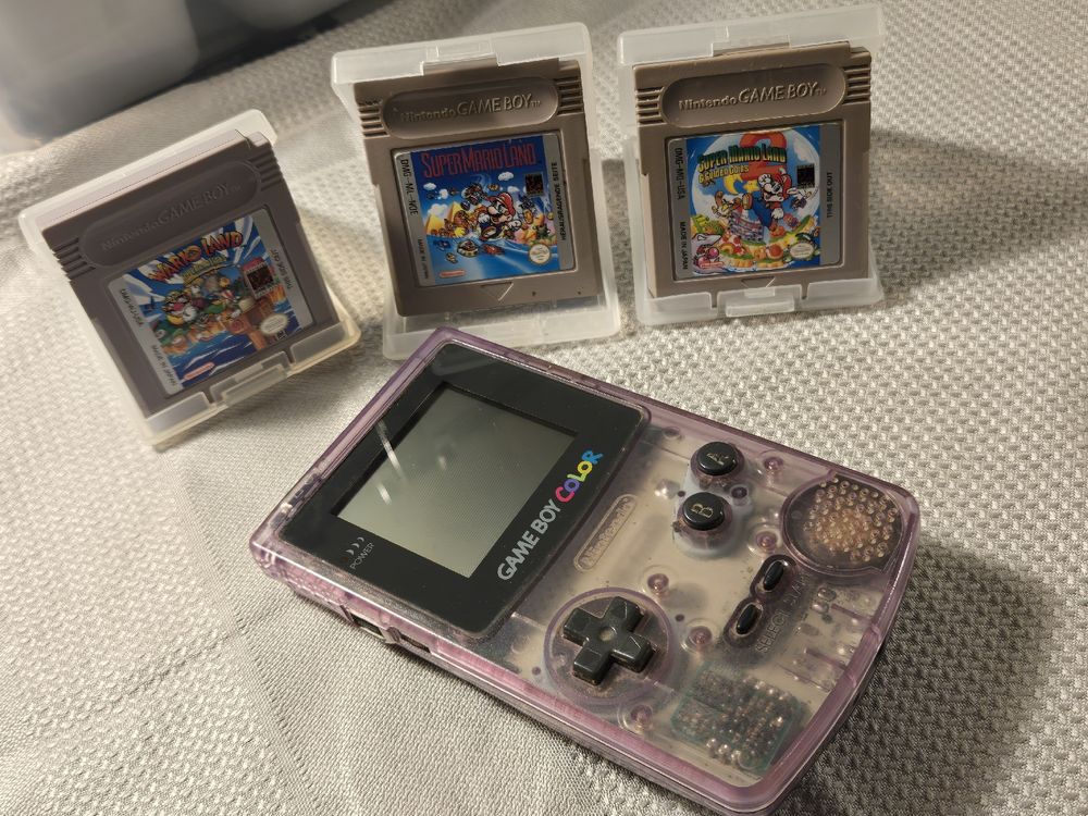 Game Boy Color Transparent mit 3 Spielen (Gebraucht) in Reiden für CHF ...