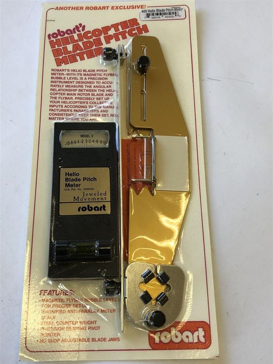 Robart Rotorblatt-Einstelllehre / Nr.405 (Neu und originalverpackt) in ...
