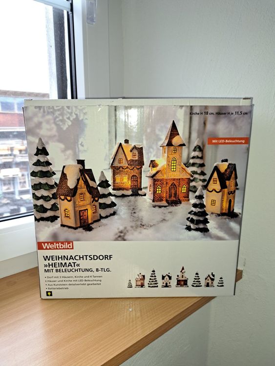 Weihnachtsdorf mit Beleuchtung (Gebraucht) in Hägendorf für CHF 22 – mit Lieferung auf Ricardo ...