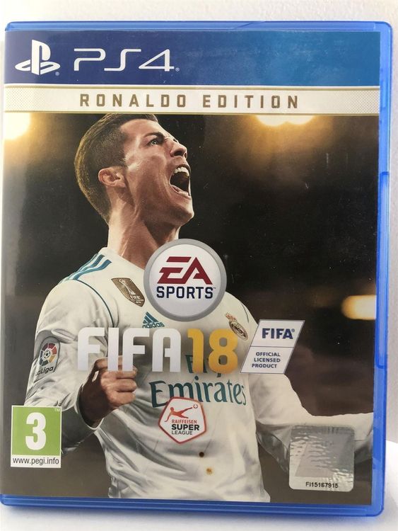 FIFA 18 - Ronaldo Edition (PS4) (Gebraucht) in Nürensdorf für CHF 10 – mit Lieferung auf Ricardo ...