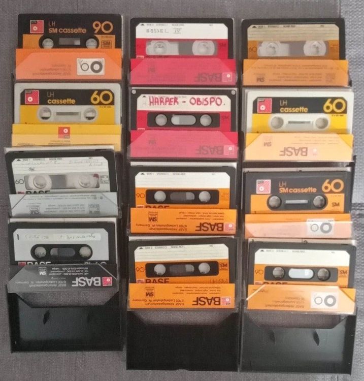 BASF - 12 x cassettes MC - SM 60 / LH 60 / LH 90 ... | Kaufen auf Ricardo
