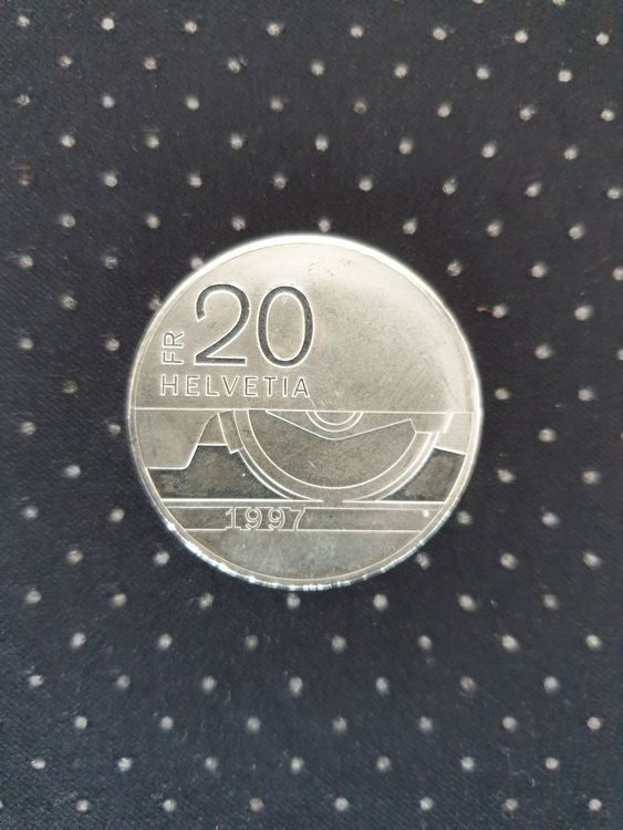 Silbermünze Schweizer Bahnen 20 Franken 1997 (Neu und originalverpackt) in Niederglatt ZH für ...