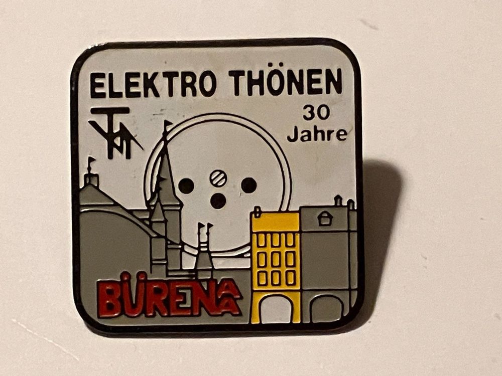 1 Pin Elektro Thönen Büren a.A. 30 Jahre (Gebraucht) in Basel für CHF 1 ...