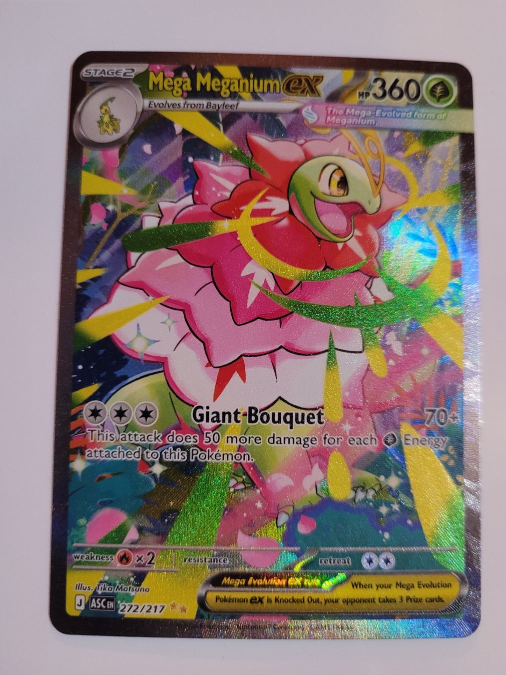Pokémon Mega Meganium EX 272/217 EN (Neu (gemäss Beschreibung)) in ...