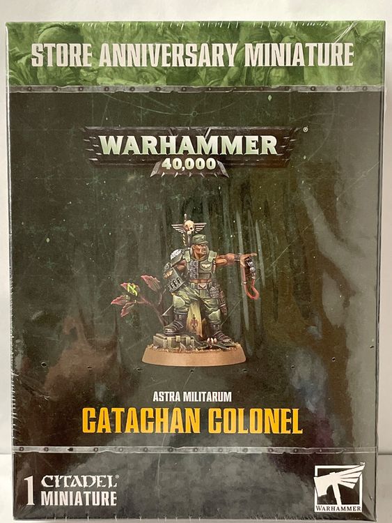 Warhammer 40 000 Miniatur Catachan Colonel Limited Edition Neuf Avec