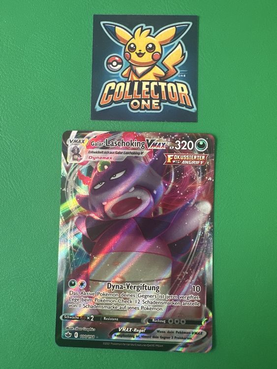 Pokemon Laschoking 2021 VMAX 320 HP Deutsch (Neu (gemäss Beschreibung ...