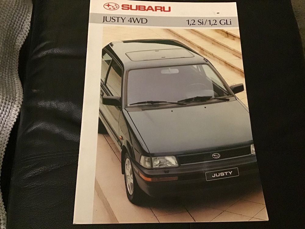 Subaru Justy 4WD Verkaufsprospekt 1991 | Kaufen auf Ricardo
