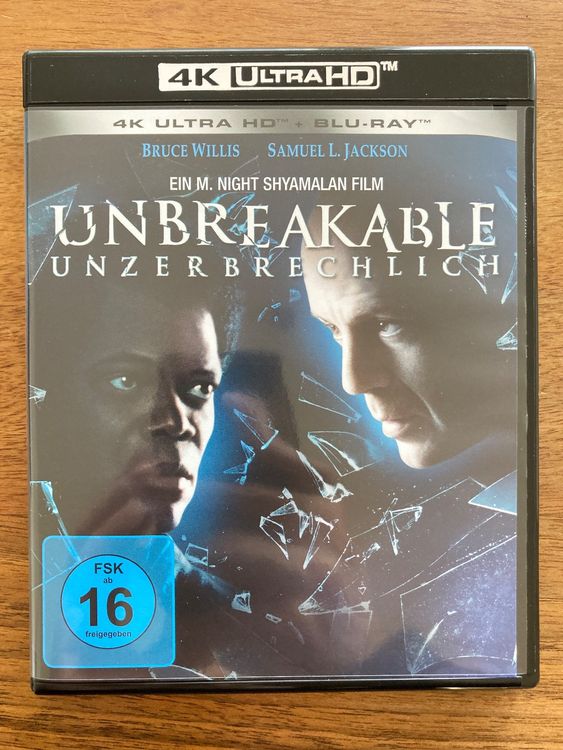 Unbreakable - 4K UHD + Blu-Ray (Gebraucht) in Lenzburg für CHF 8.6 ...