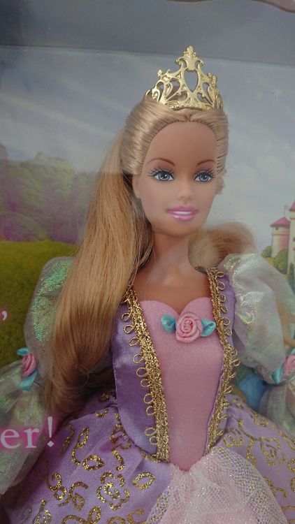 Barbie als Rapunzel Set mit Prinz Stefan und Shellys (Neu (gemäss ...